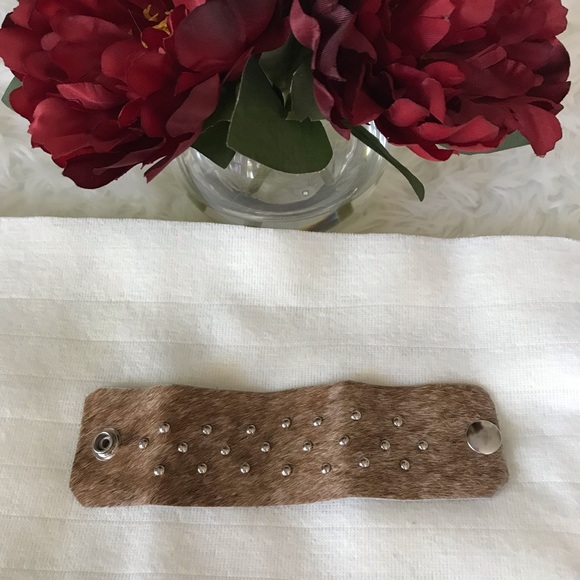 Jewelry | Handmade Studded Braceletcuff | Poshmark